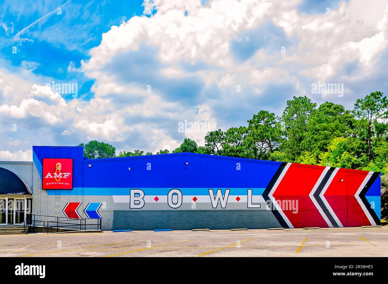 AMF Skyline Lanes bowling alley is pictured, May 31, 2023, in Mobile ...