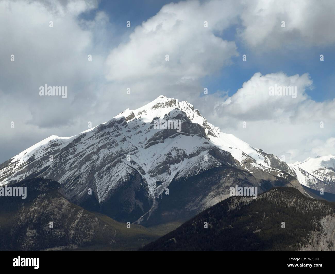Mountain landscapes, Banff National Park, Alberta, Canada Stock Photo ...