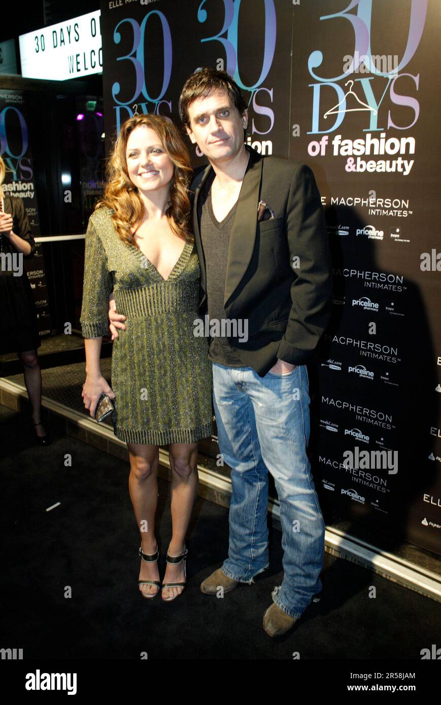 Toni Pearen and guest at the official launch party for 30 Days Of ...