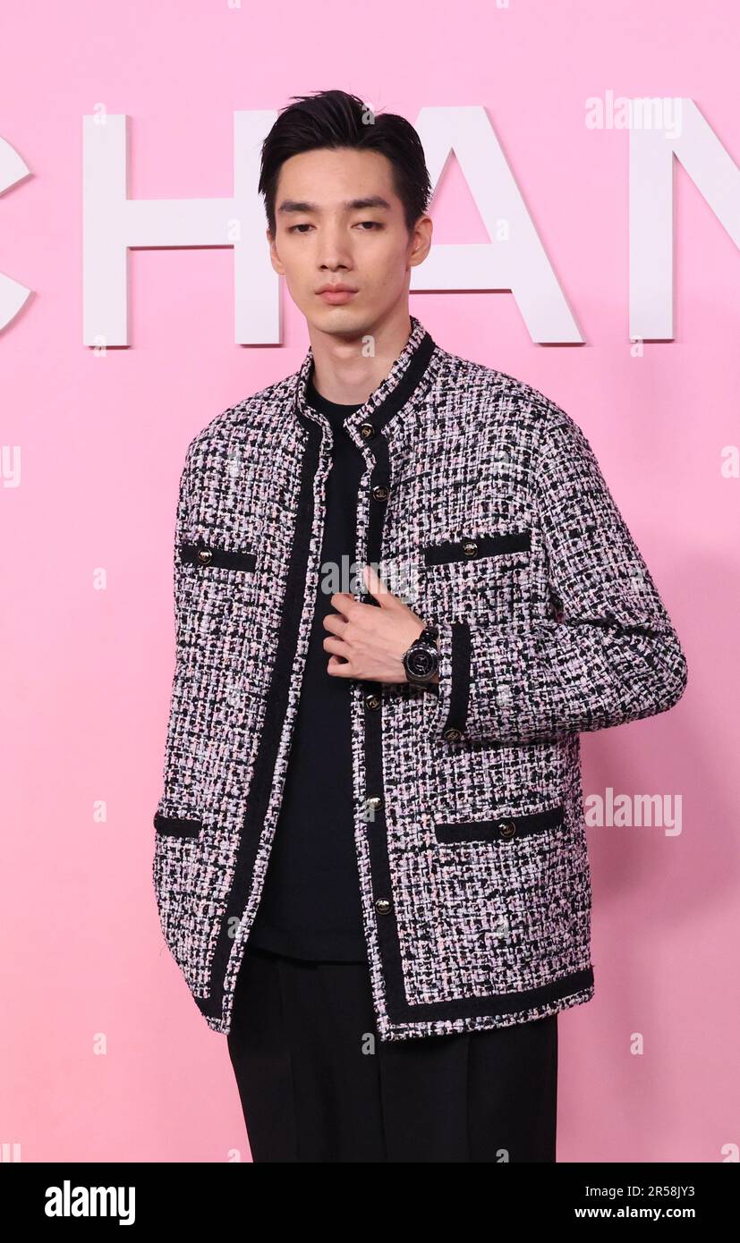 Tokyo, Japan. 1st June, 2023. Japanese actor Hiroya Shimizu poses for a photo call at French ...