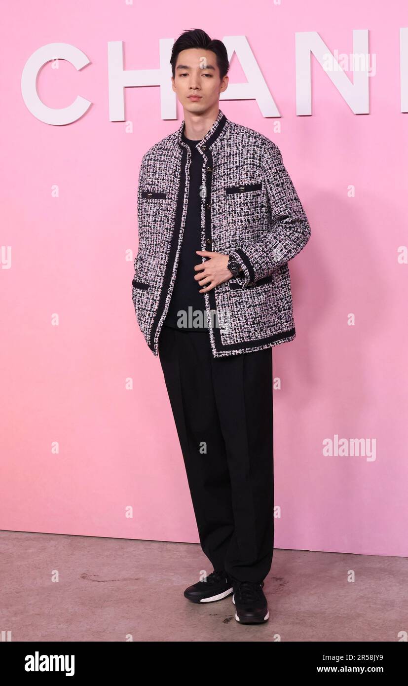 Tokyo, Japan. 1st June, 2023. Japanese actor Hiroya Shimizu poses for a photo call at French ...