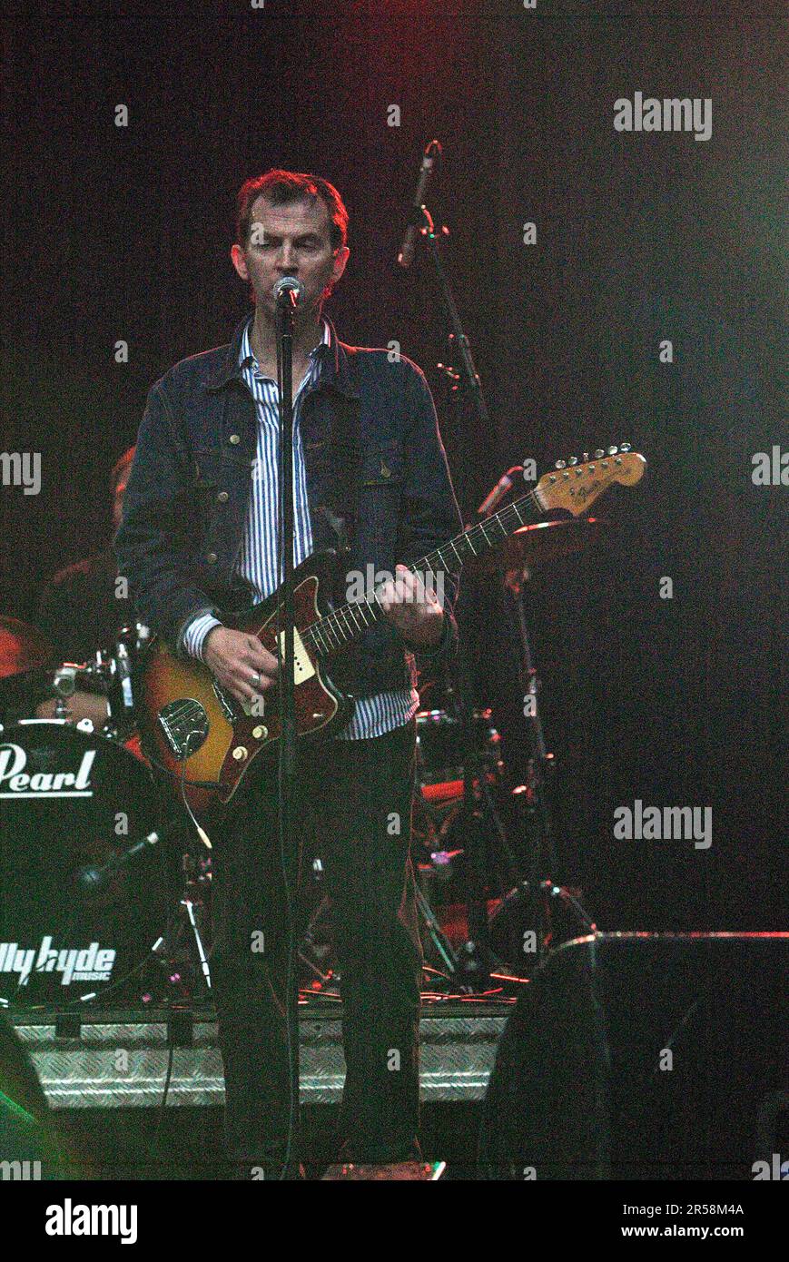 Sean Kelly of the Models performing at the Homebake music festival. The ...