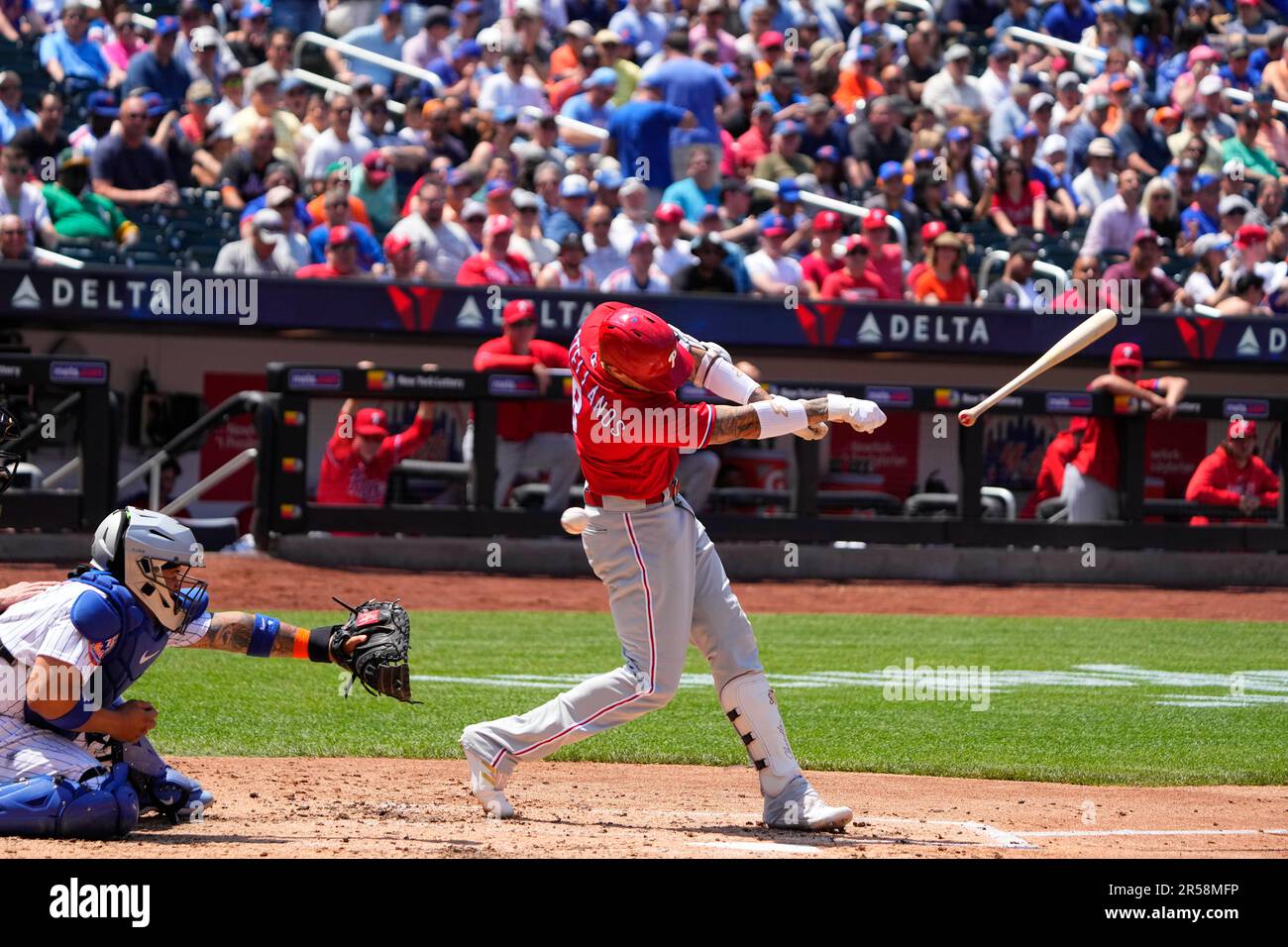 FLUSHING, NY - JUNE 01: Philadelphia Phillies Right Fielder Nick ...