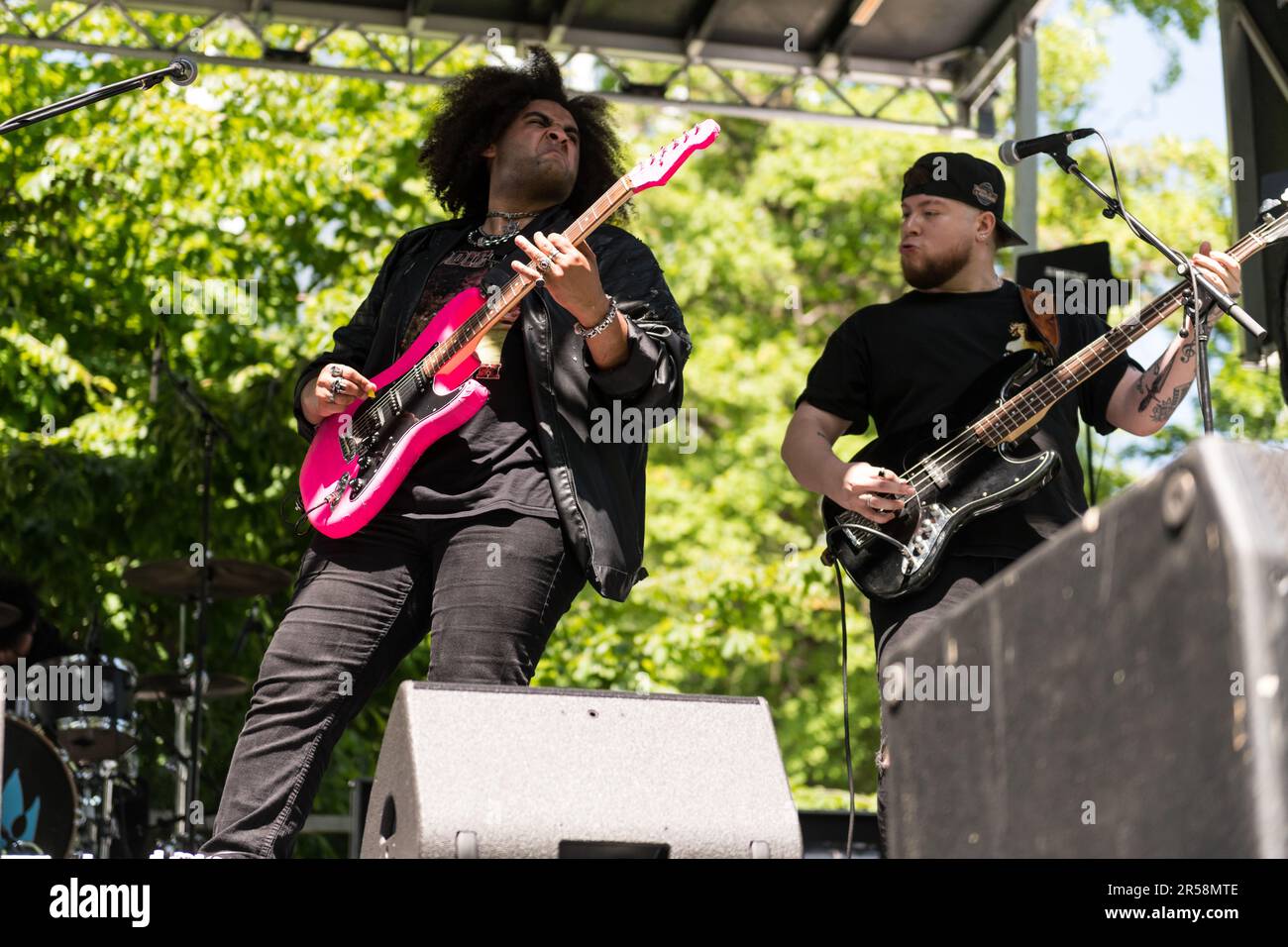 Seattle, USA. 20 May, 2023. Seattle band King Youngblood playing at a ...
