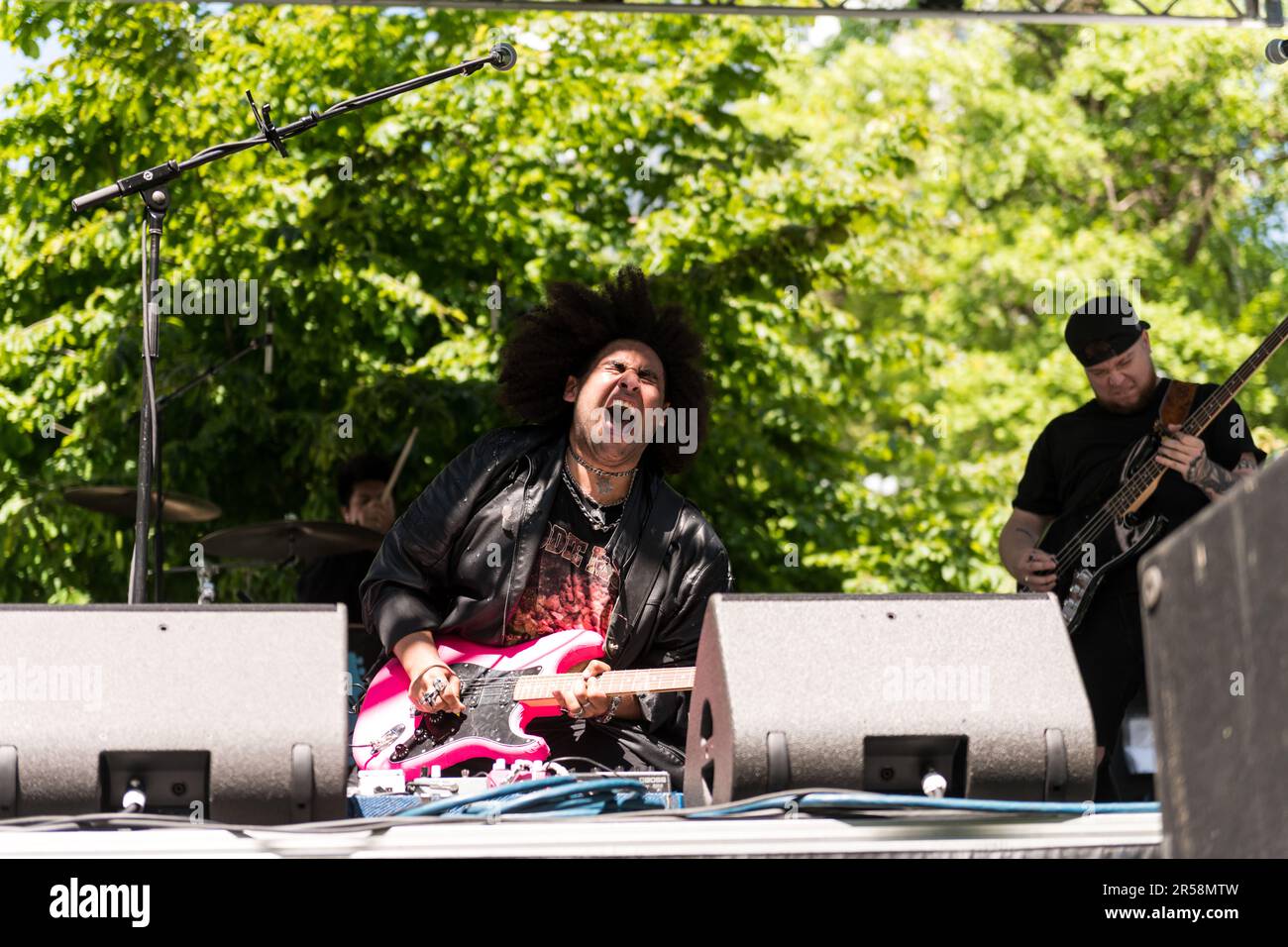 Seattle, USA. 20 May, 2023. Seattle band King Youngblood playing at a ...