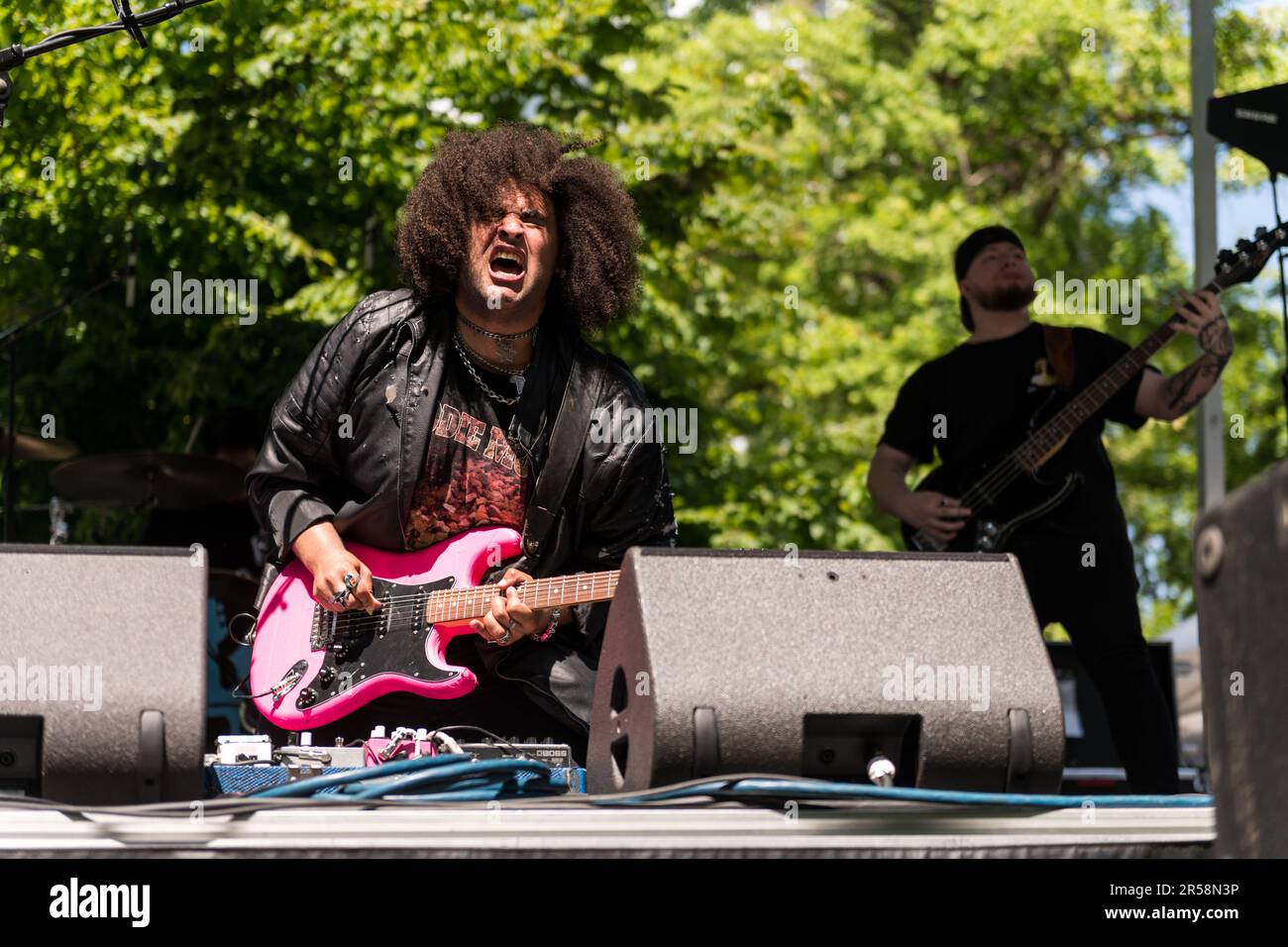 Seattle, USA. 20 May, 2023. Seattle band King Youngblood playing at a ...