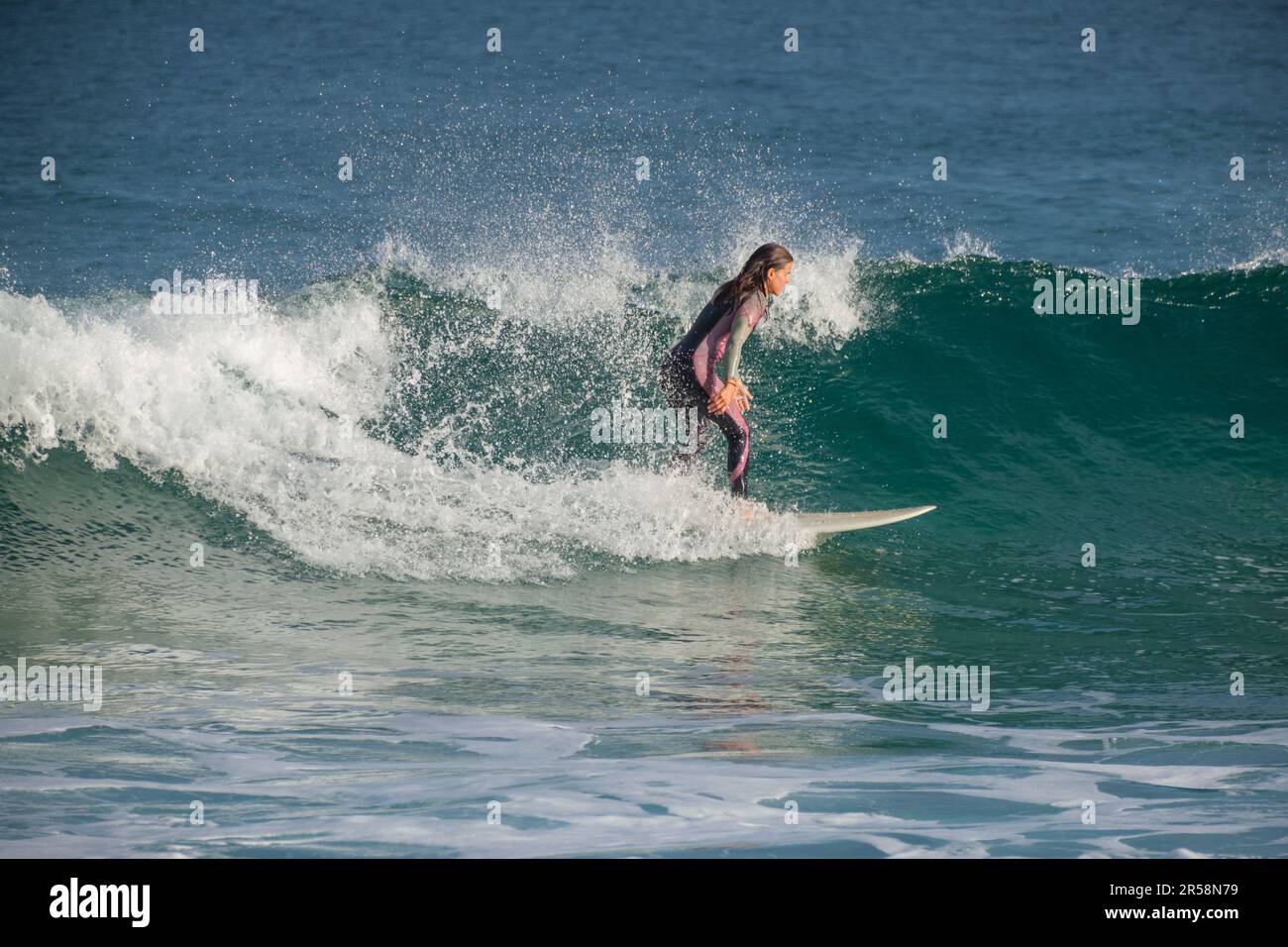 donostia-San Sebastian, Spain - 15 September 2022: Surfer on Zurriola beach Stock Photo - Alamy