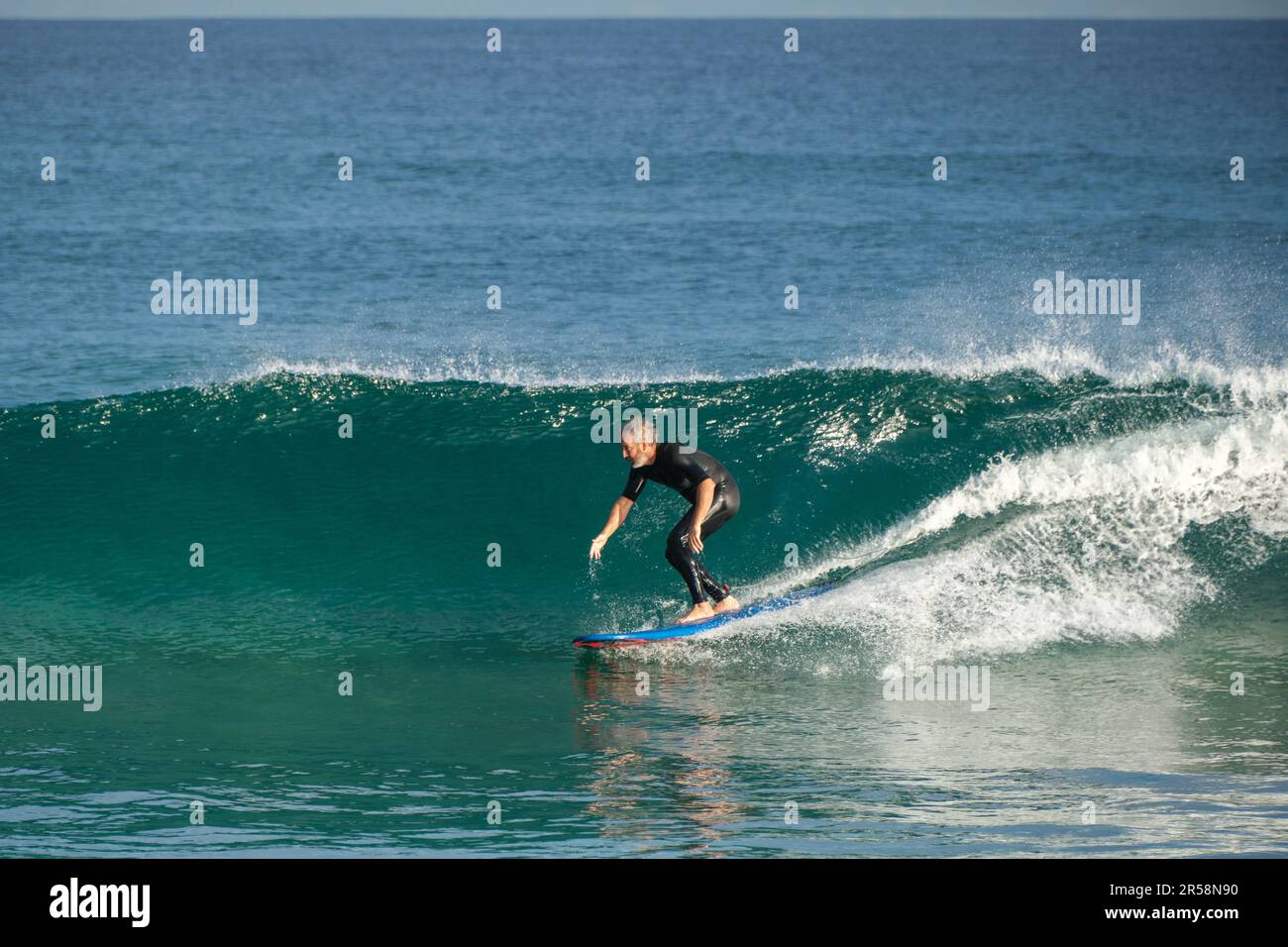 donostia-San Sebastian, Spain - 15 September 2022: Surfer on Zurriola beach Stock Photo - Alamy
