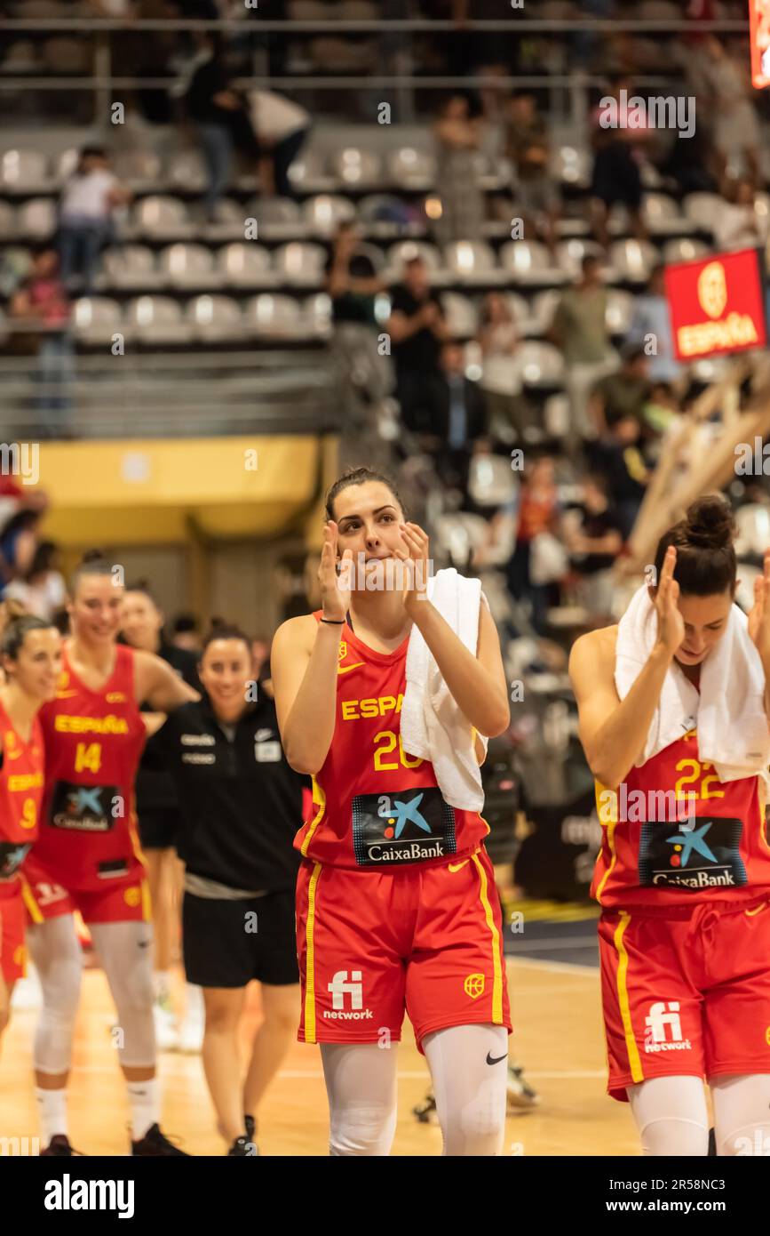 Vigo, Spain. May, 26th, 2023. The players of the Spanish national ...