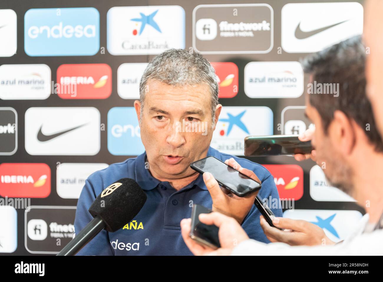 Vigo, Spain. may, 26th, 2023. the coach of the women's national ...