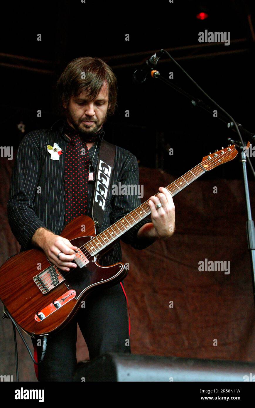 Stuart Macleod of Eskimo Joe performing at the Big Day Out music ...
