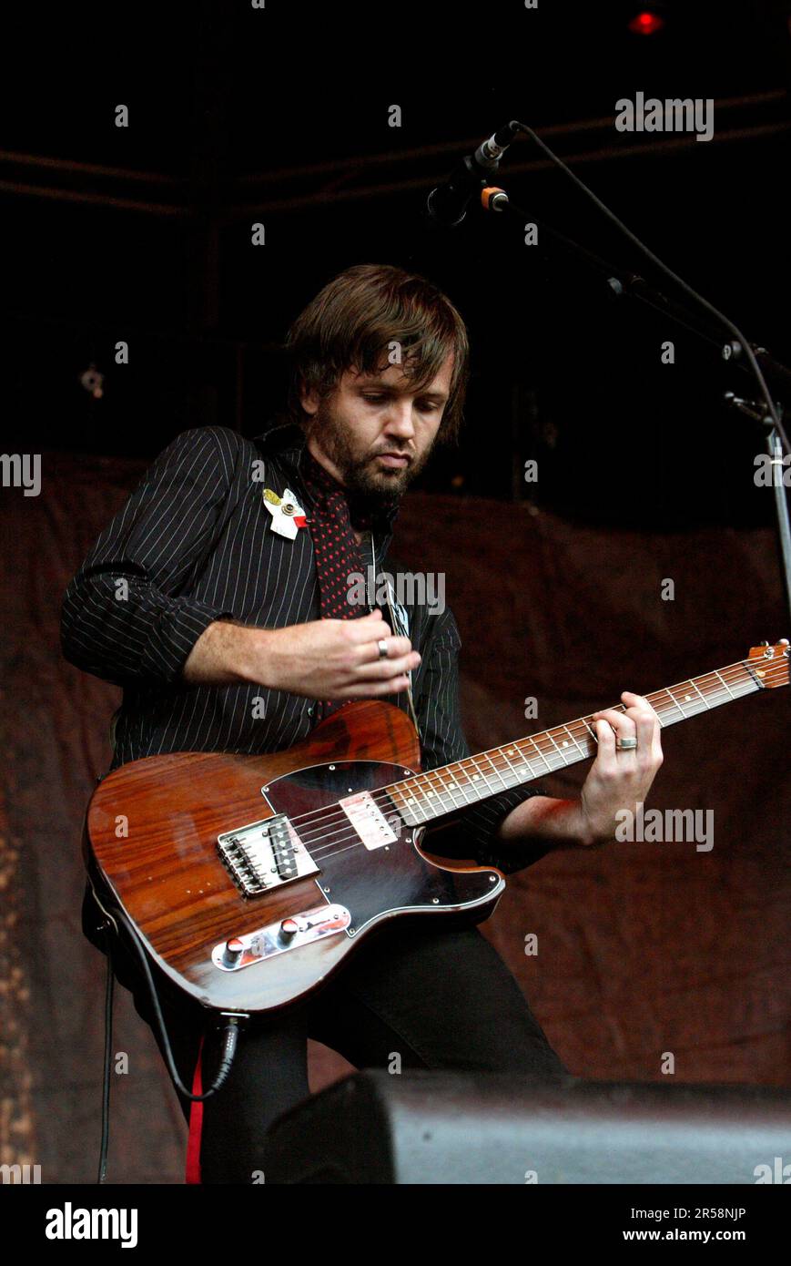 Stuart Macleod of Eskimo Joe performing at the Big Day Out music ...