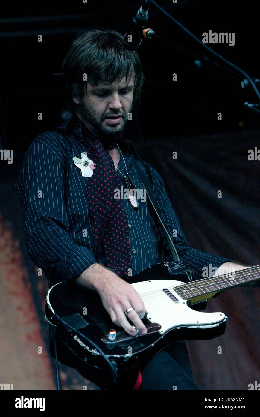 Stuart Macleod of Eskimo Joe performing at the Big Day Out music ...