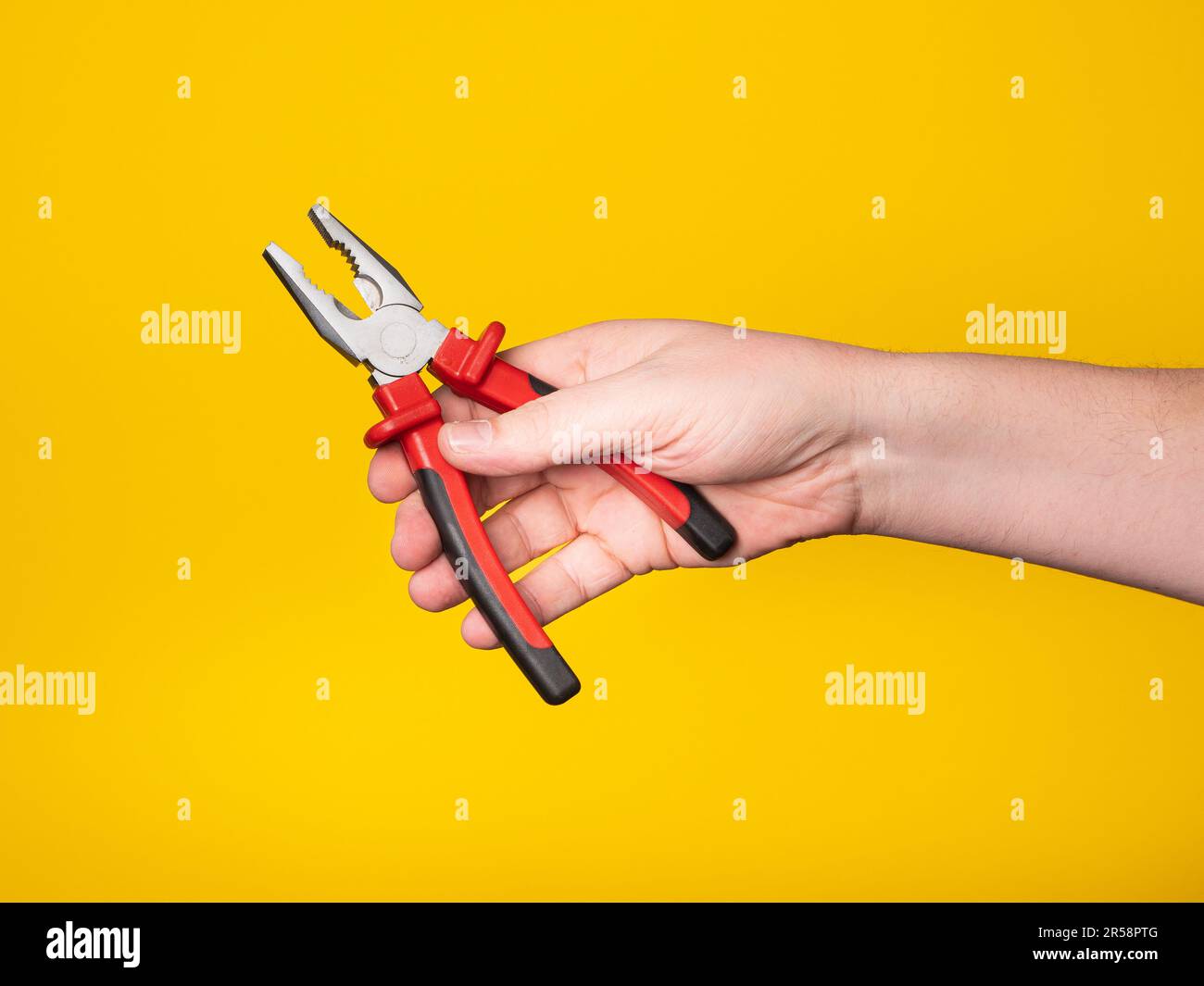 Construction tools cutting pliers hi-res stock photography and images ...