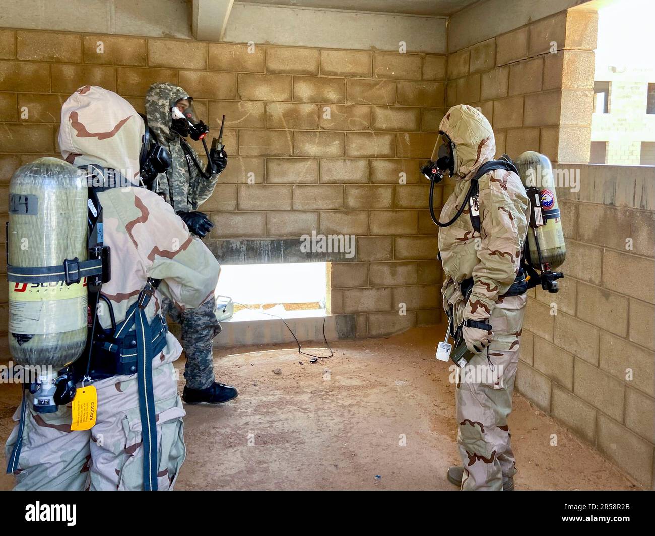U.S. Army Soldier and Kingdom of Saudi Arabia Soldiers practice using ...