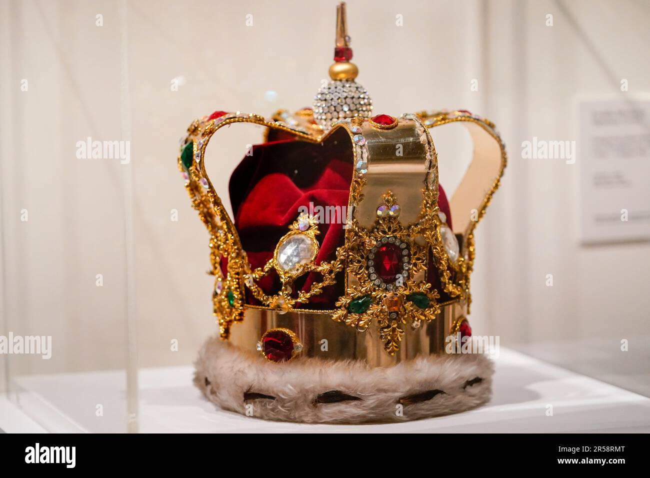 Freddie Mercury's Signature Crown is displayed at Sotheby's, Thursday, June 1, 2023, in New York ...