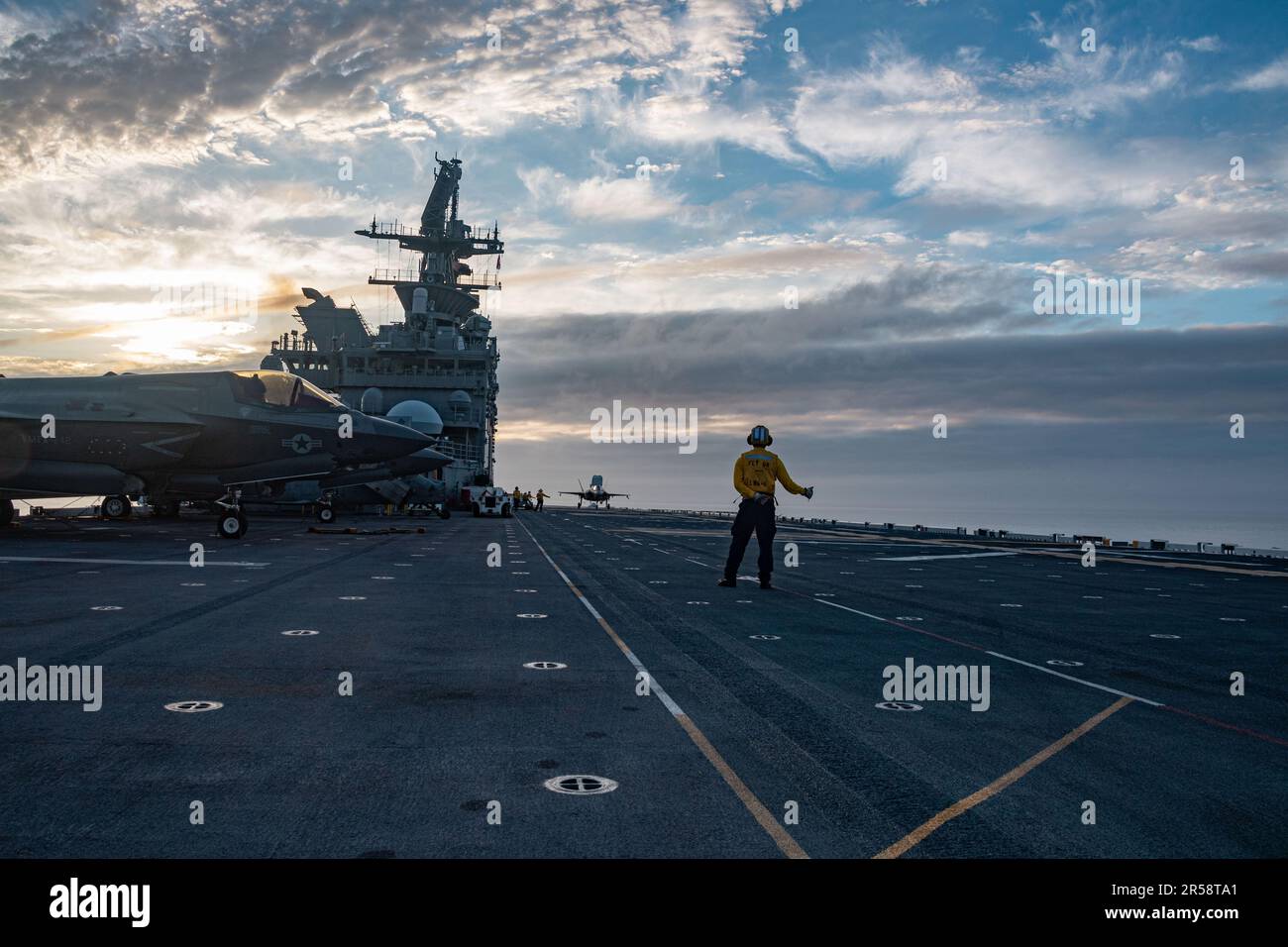 EAST CHINA SEA (May 30, 2023) Airman Jacob Wyatt, from Tampa, Florida ...