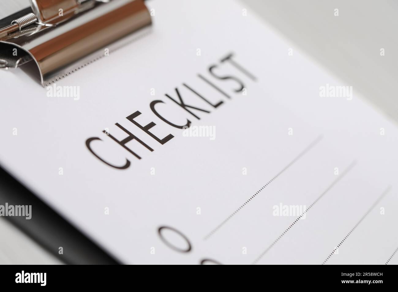 Clipboard check list icon hi-res stock photography and images - Alamy