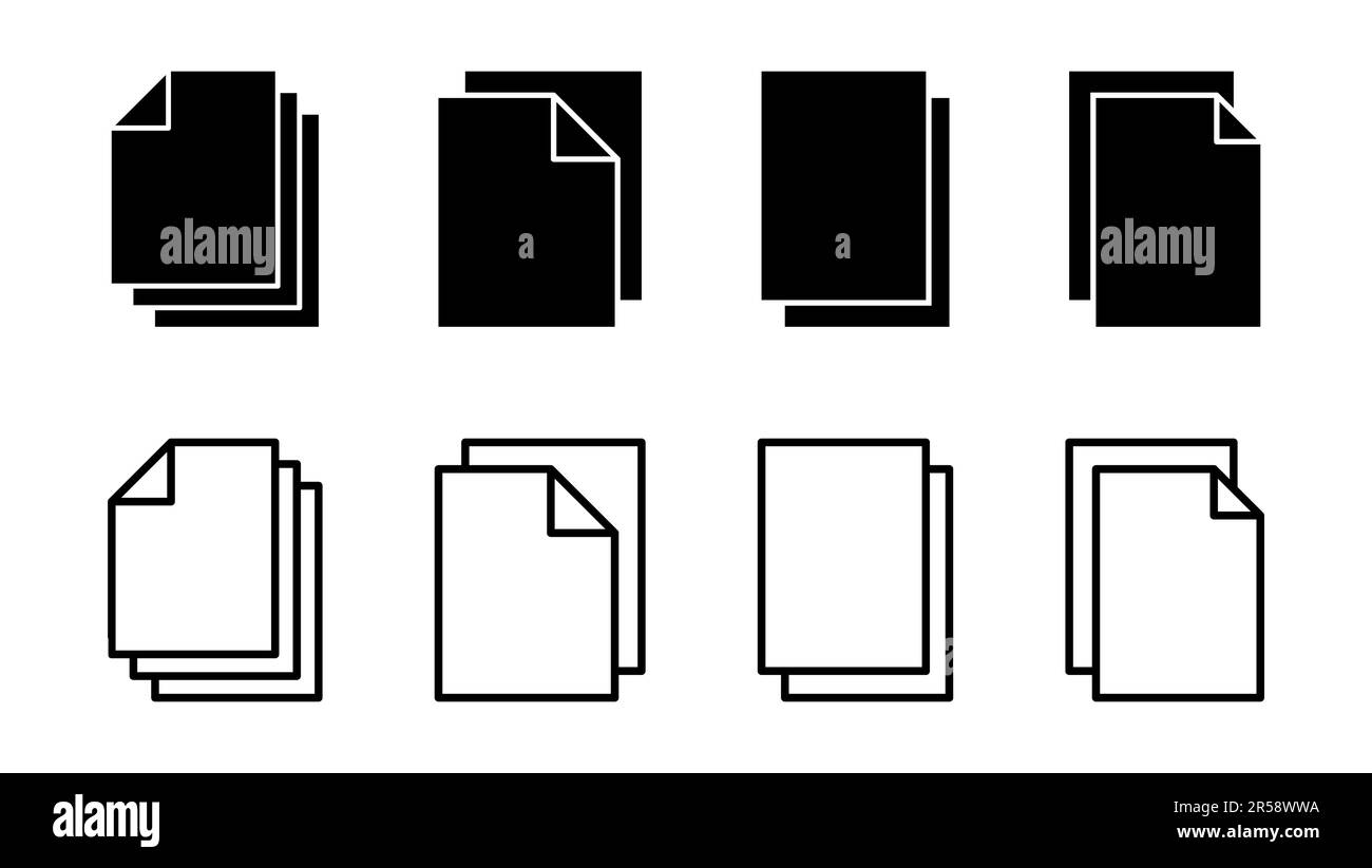 Folio paper Stock Vector Images - Alamy