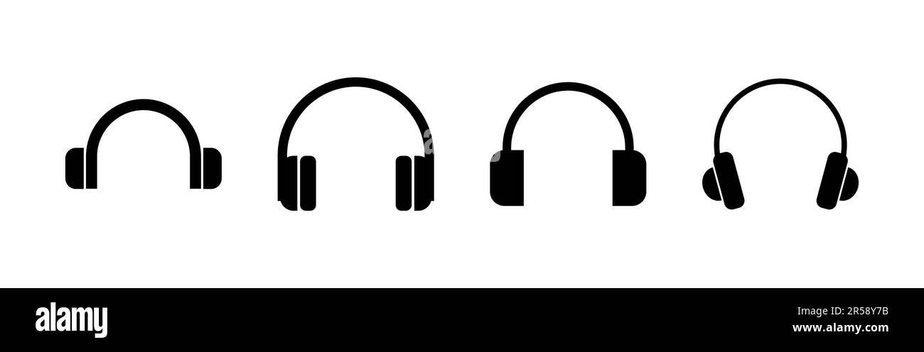 Headphone icon vector. Headset icon symbols Stock Vector Image & Art ...