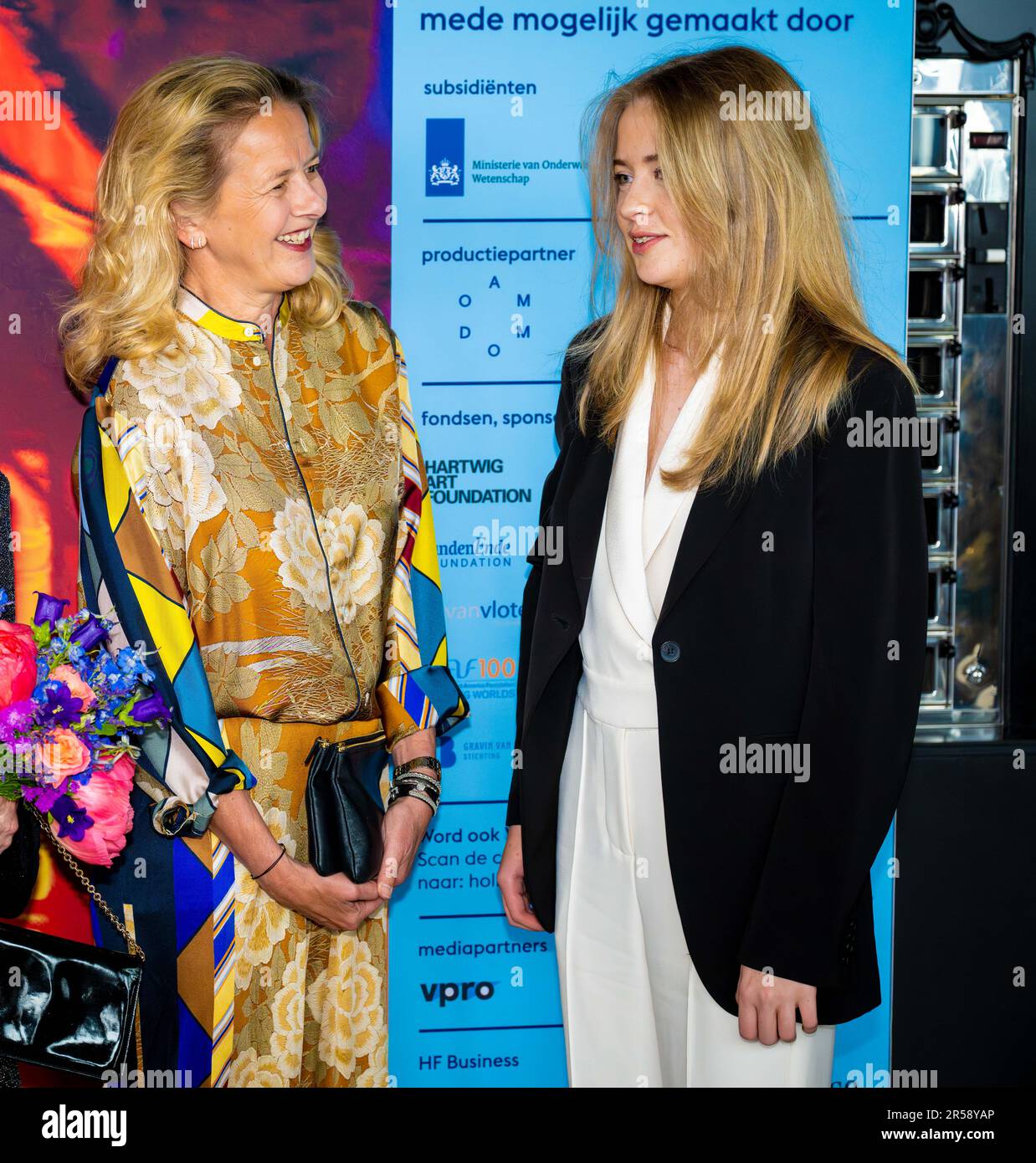Amsterdam, The Netherlands. 01st June, 2023. Princess Mabel with her ...