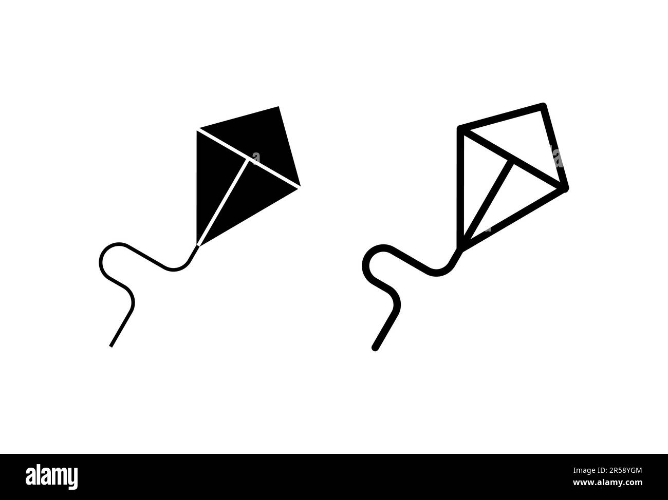 Kite icon set. kite vector icon Stock Vector Image & Art - Alamy