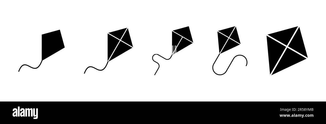 Kite icon set. kite vector icon Stock Vector Image & Art - Alamy