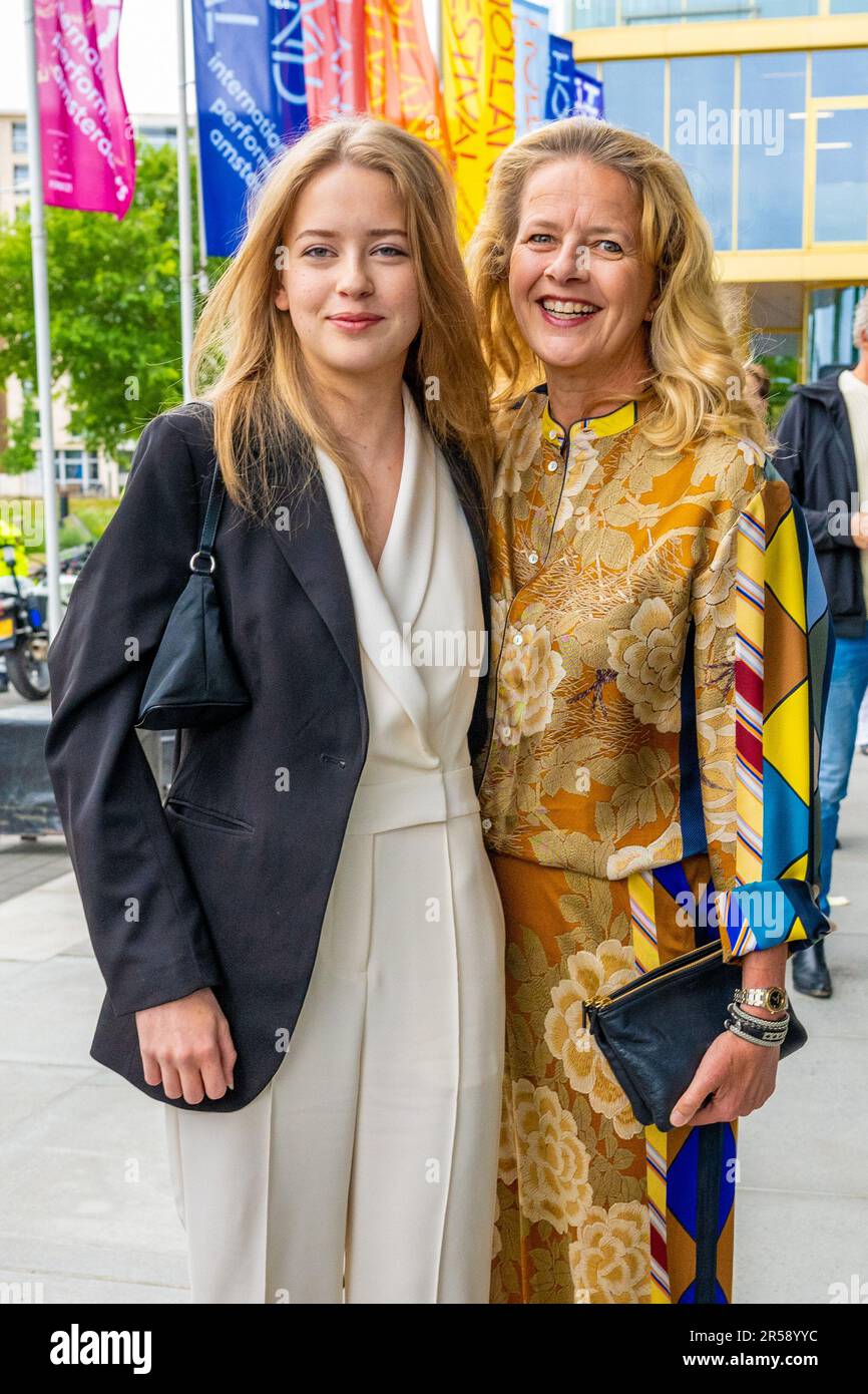 Amsterdam, The Netherlands. 01st June, 2023. Princess Mabel with her ...