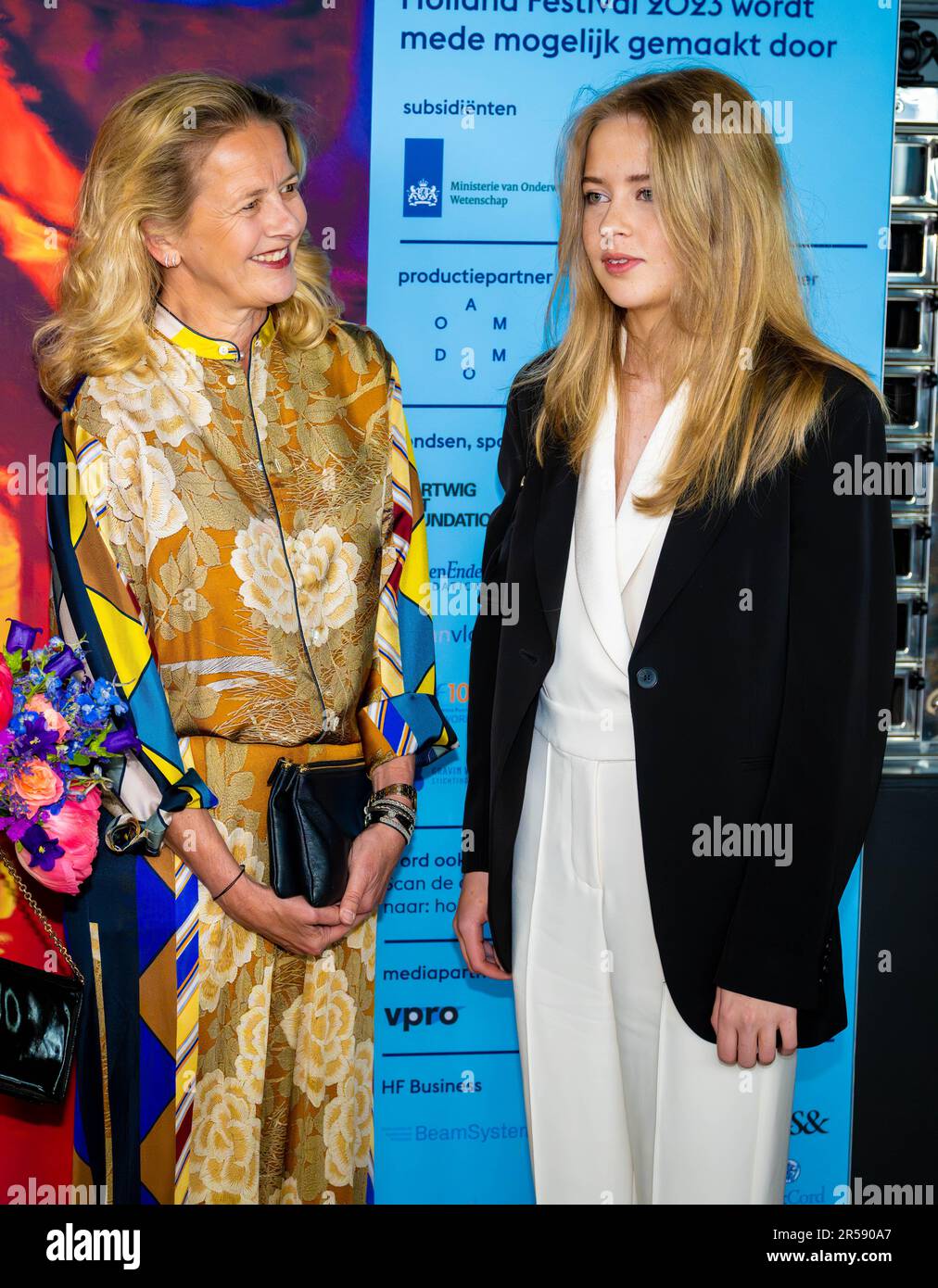 Amsterdam, The Netherlands. 01st June, 2023. Princess Mabel with her ...