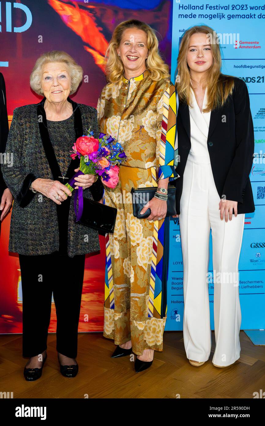 Amsterdam, The Netherlands. 01st June, 2023. Princess Beatrix and ...