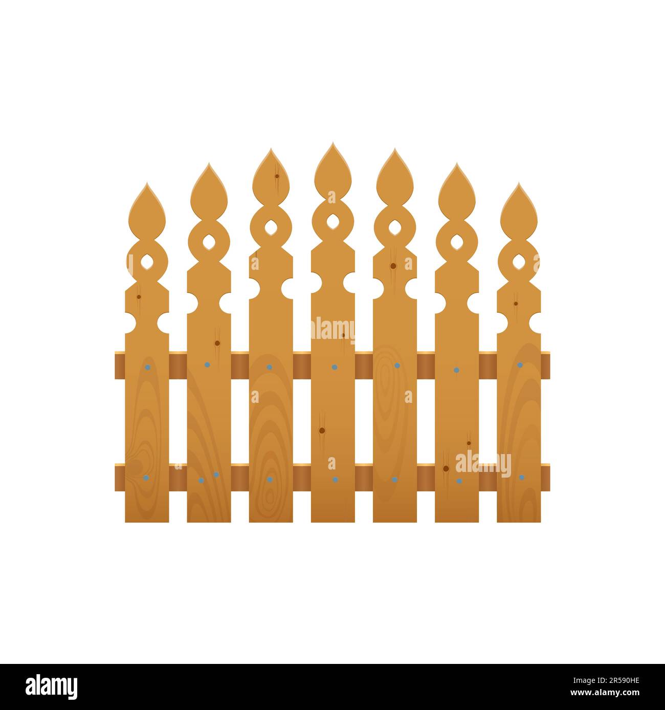 Wooden banister Stock Vector Images - Alamy