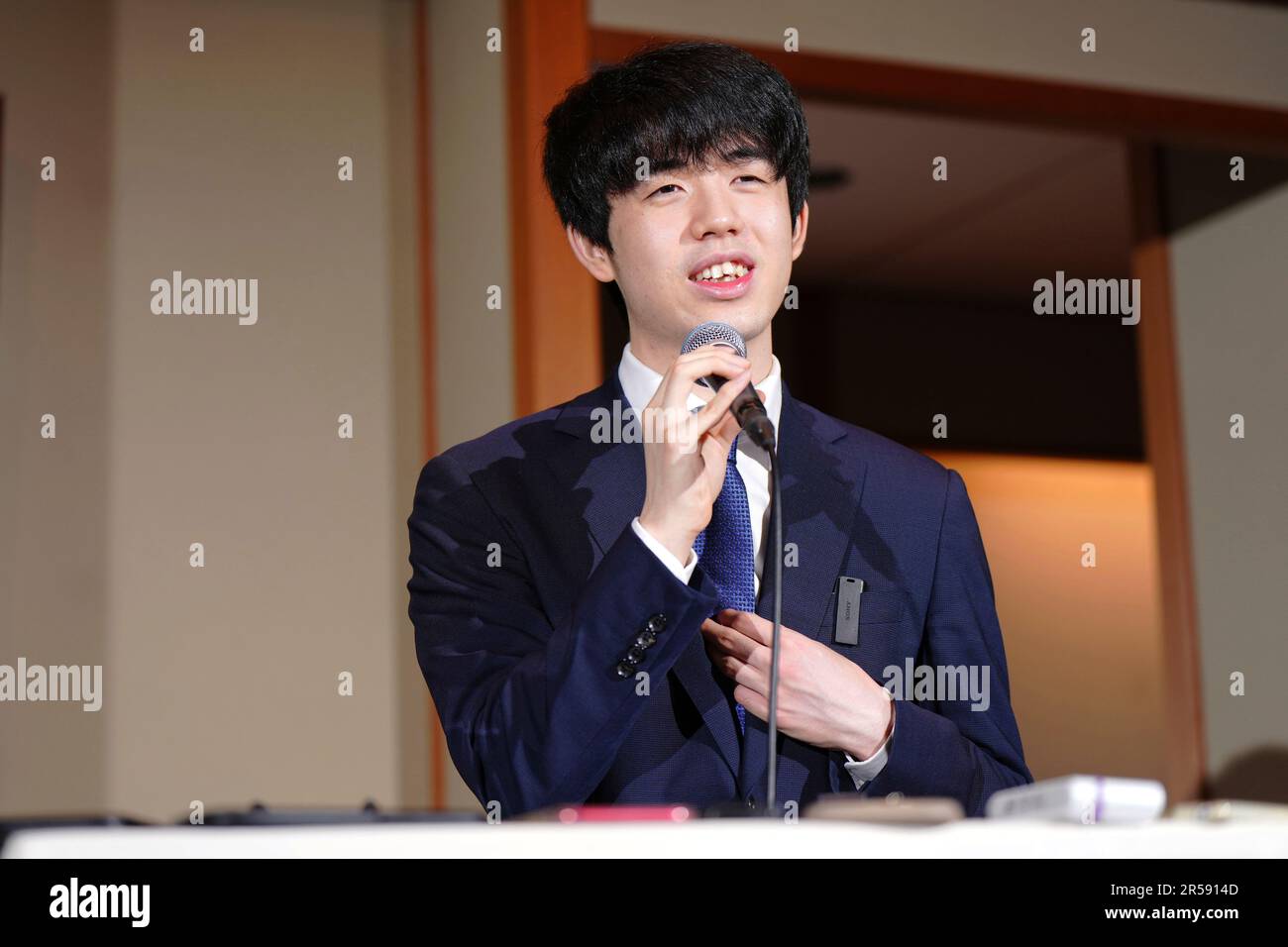 Japanese Shogi player Sota Fujii speaks about his new "Meijin" title ...