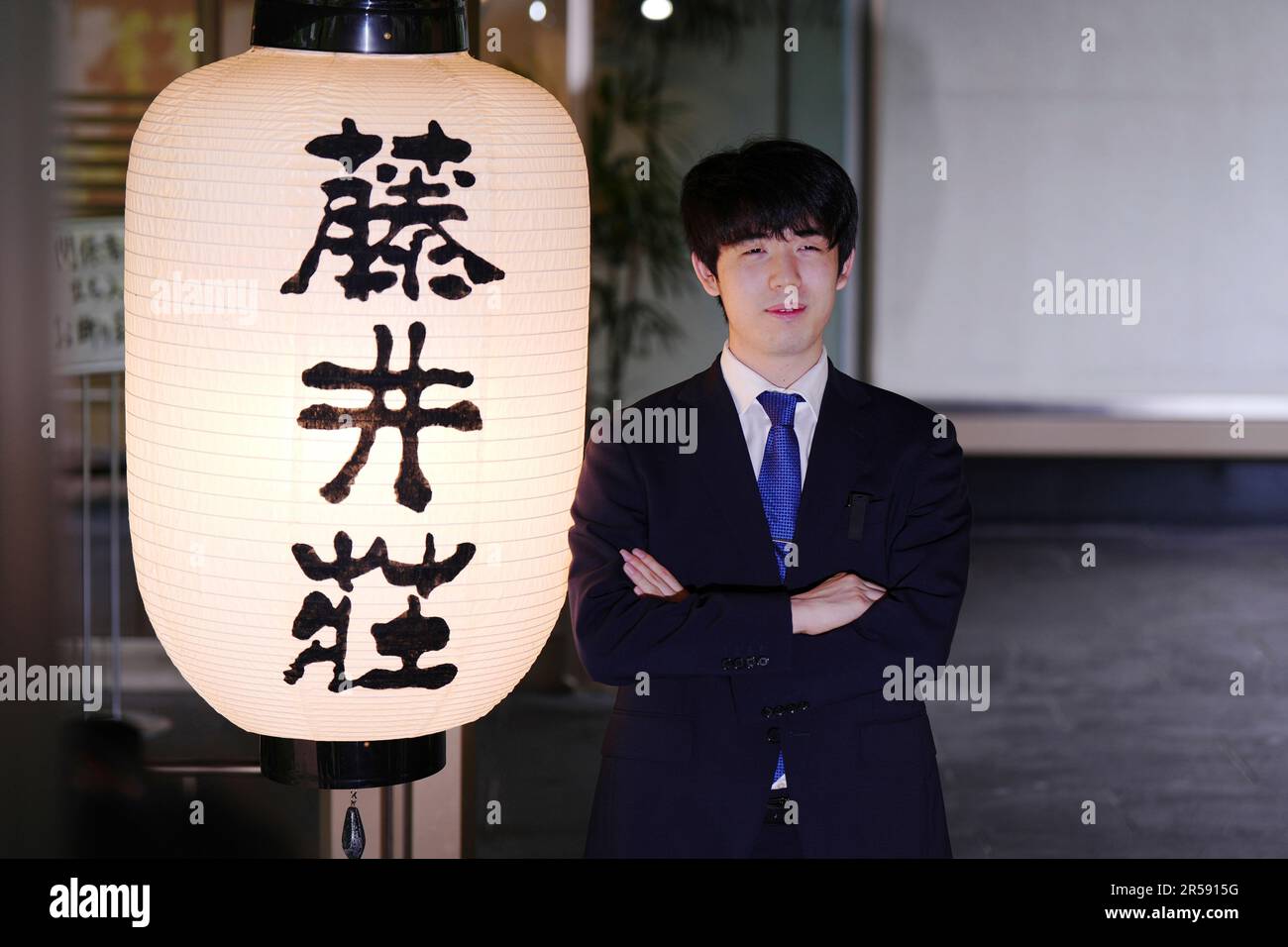 Japanese Shogi player Sota Fujii poses for photo in Takayama Village ...