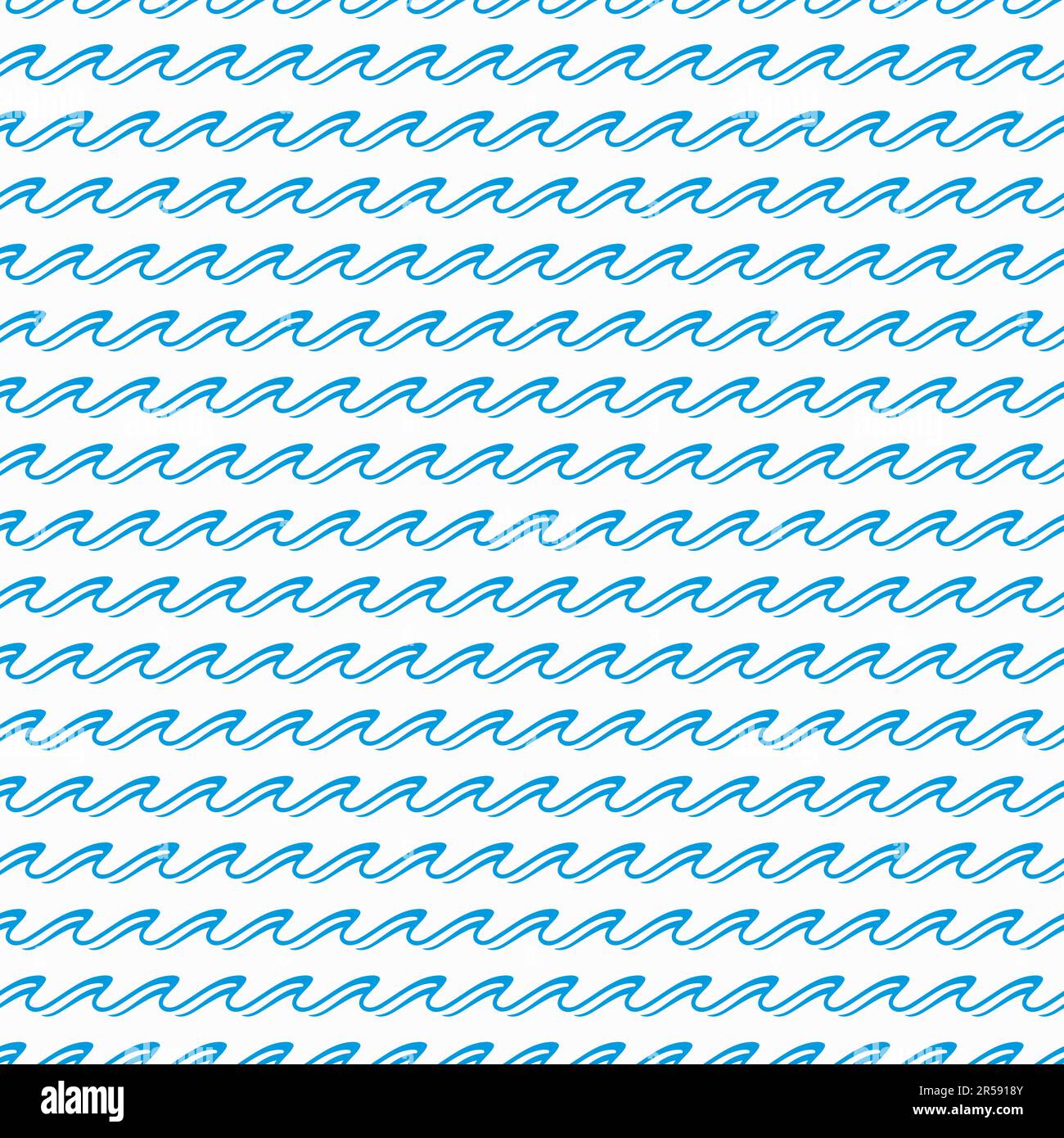 Sea and ocean blue waves seamless pattern or wavy ripple background ...