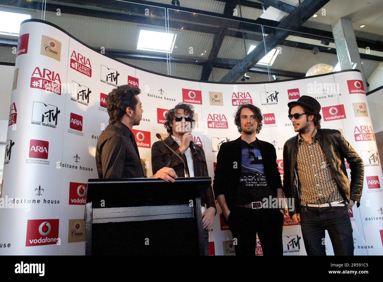 Evermore with James Mathieson at the 6th annual ARIA (Australian ...