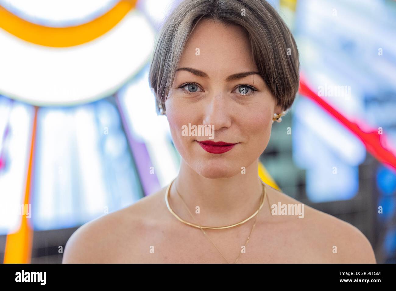 Cologne, Germany. 01st June, 2023. Daria Koltsova, Ukrainian artist ...