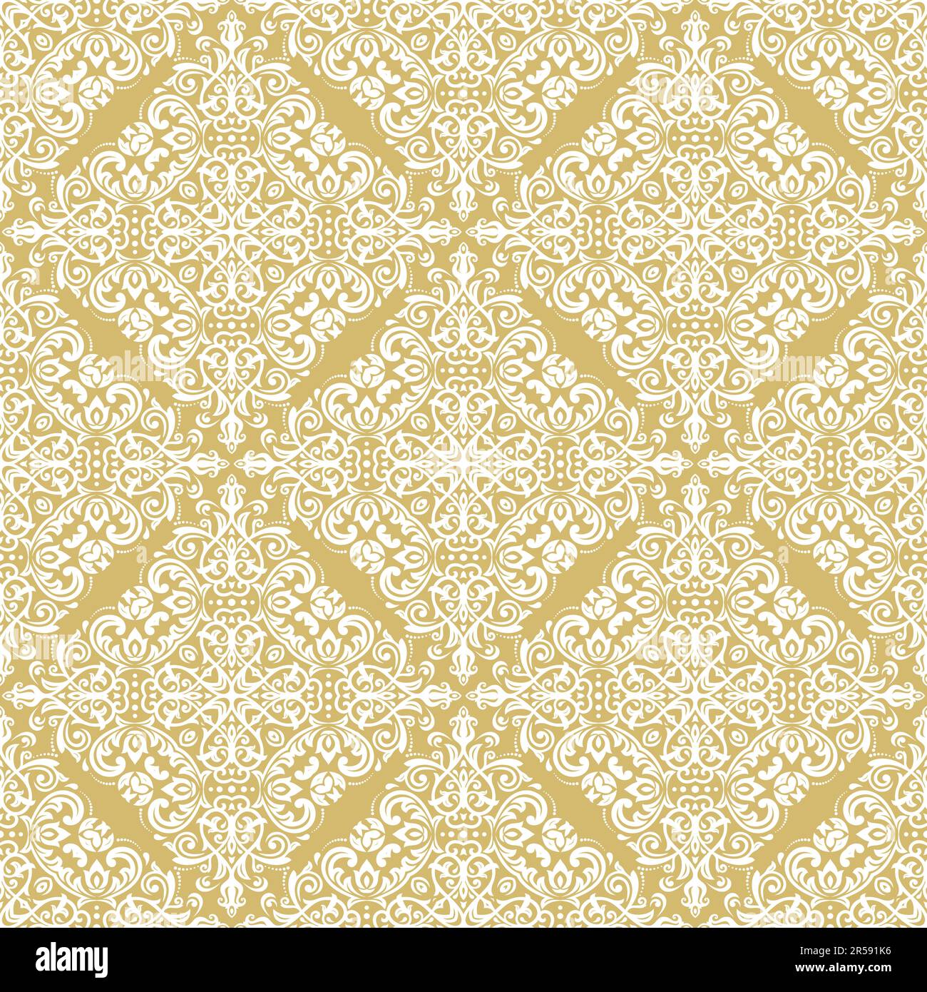 Orient vector classic pattern. Seamless abstract background with ...