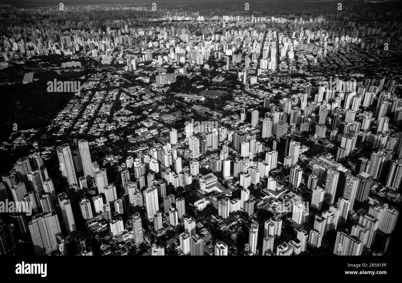 Cityscape Wallpaper Black And White Stock Photos Images Alamy