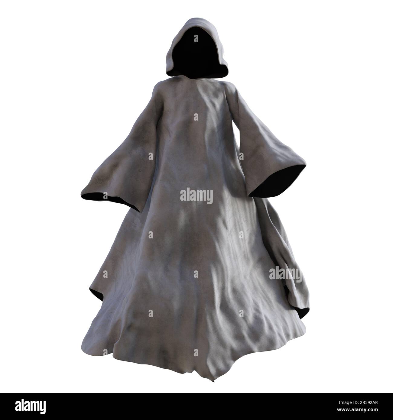 3d render black hood isolated hi-res stock photography and images - Alamy