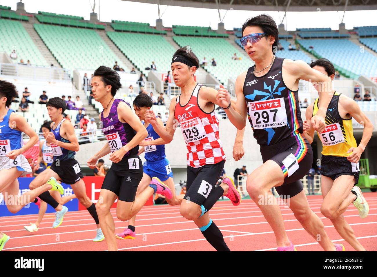 Osaka, Japan. 1st June, 2023. General view Athletics : The 107th Japan ...