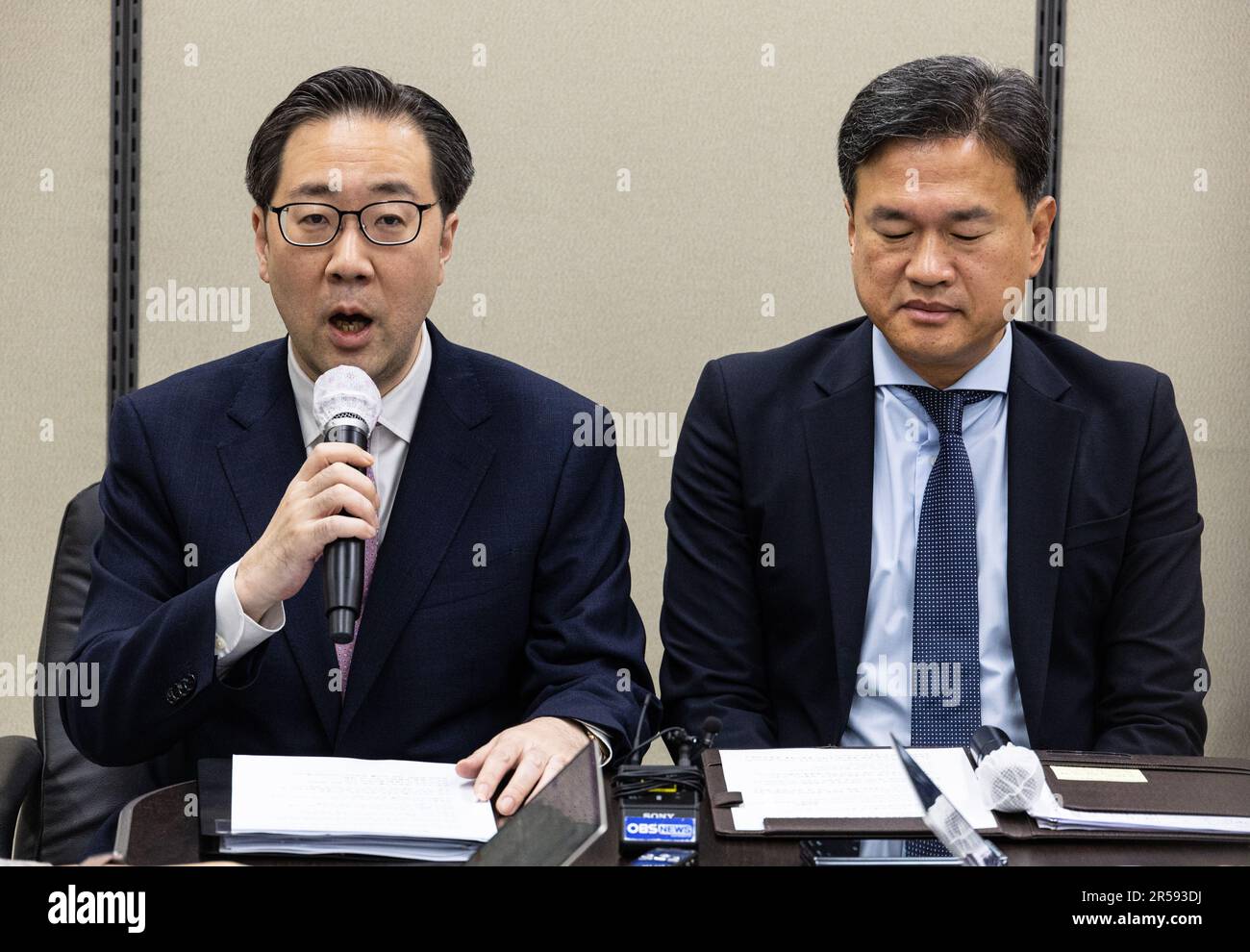 Sanctions on N. Korean hacker group Kimsuky Lee Joon-il (L), the ...