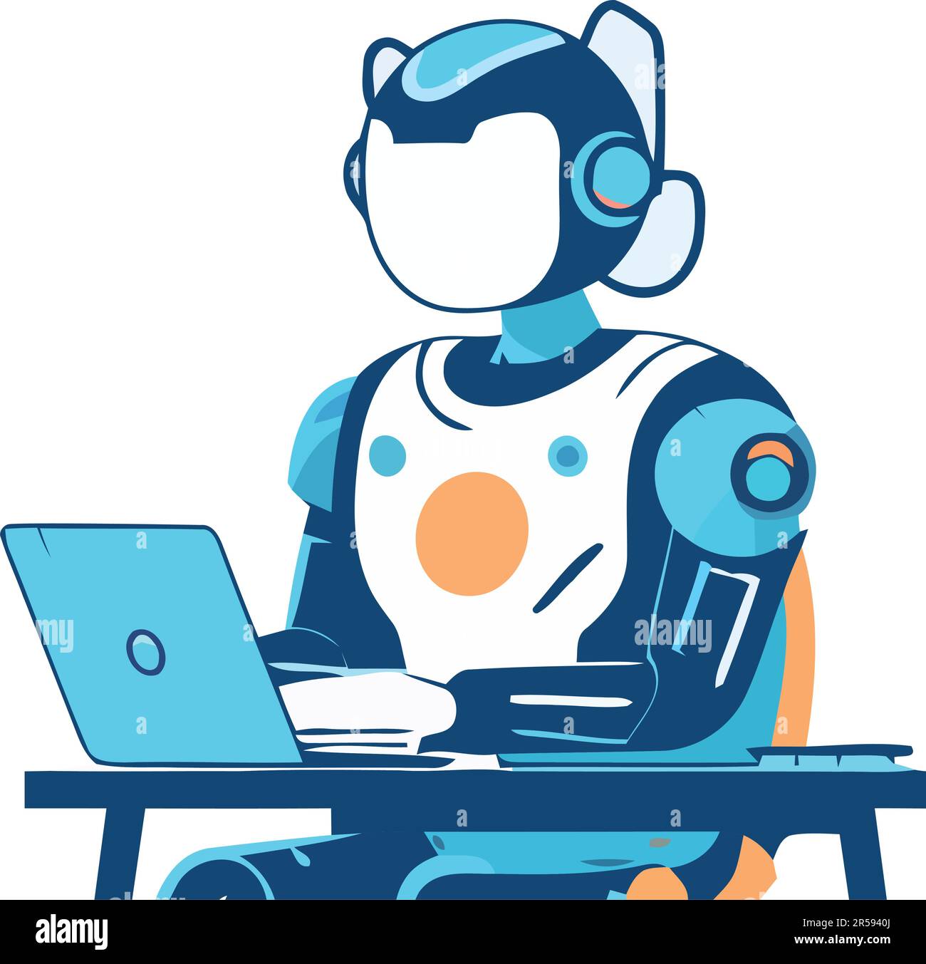 Woman in suit futuristic Stock Vector Images - Alamy