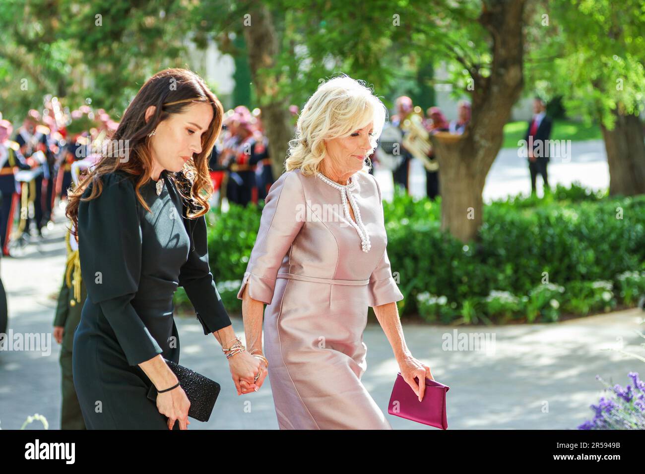 Amman, Jordanien. 01st June, 2023. Jill Tracy Jacobs Biden at the ...