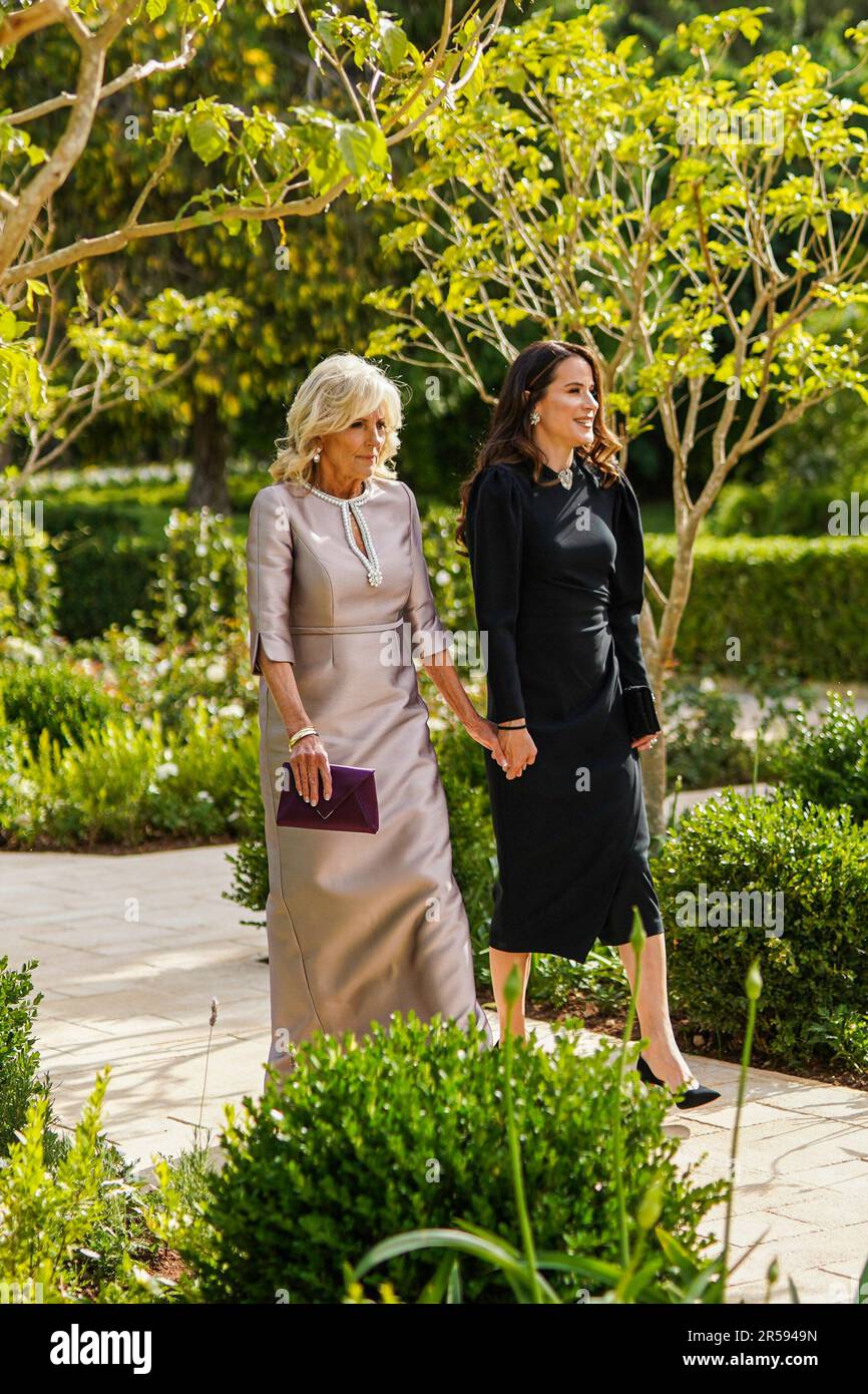Amman, Jordanien. 01st June, 2023. Jill Tracy Jacobs Biden at the ...