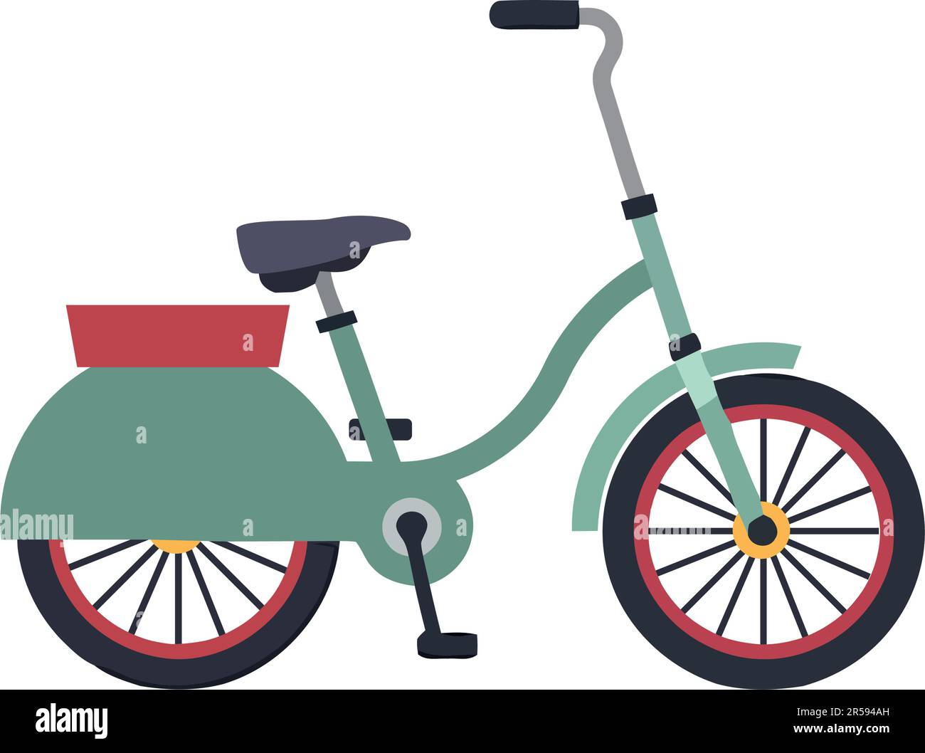 Cycling symbolizes fun, speed, and adventure Stock Vector Image & Art ...