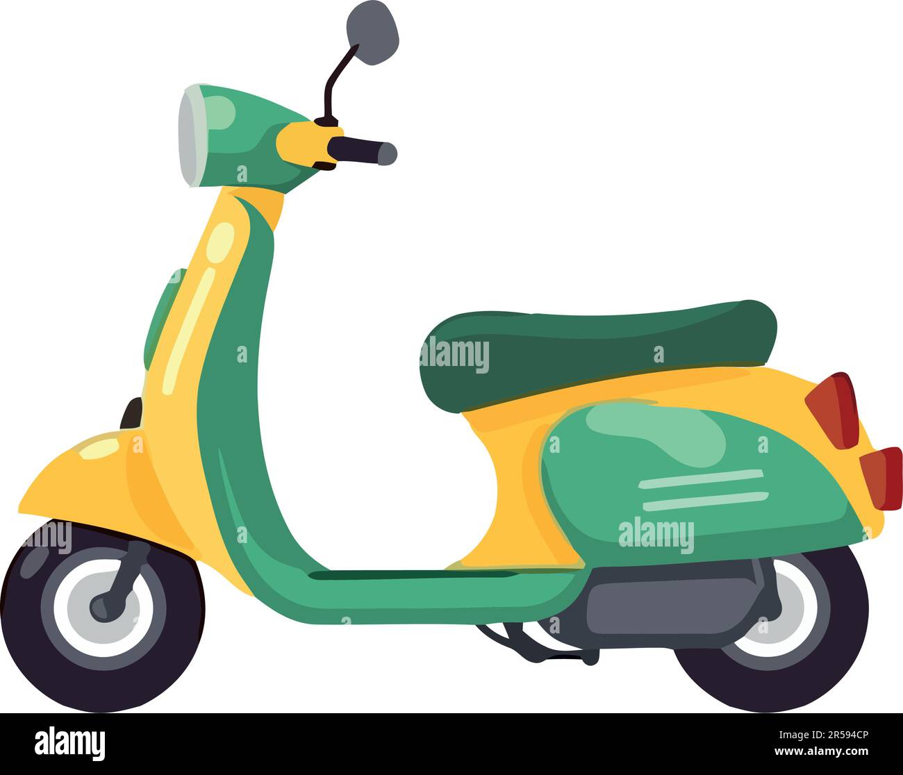 Transport land transportation scooter Stock Vector Images - Alamy