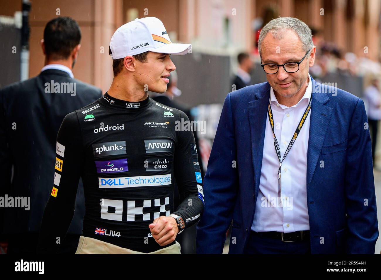 Monte Carlo, Monaco. 28th May, 2023. McLaren F1 Team's British driver ...