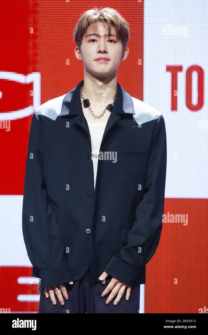 02nd June, 2023. S. Korean rapper B.I South Korean rapper B.I (L) poses ...