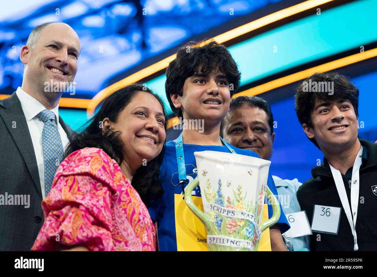 National Harbor, United States. 01st June, 2023. Dev Shah, 14, from ...