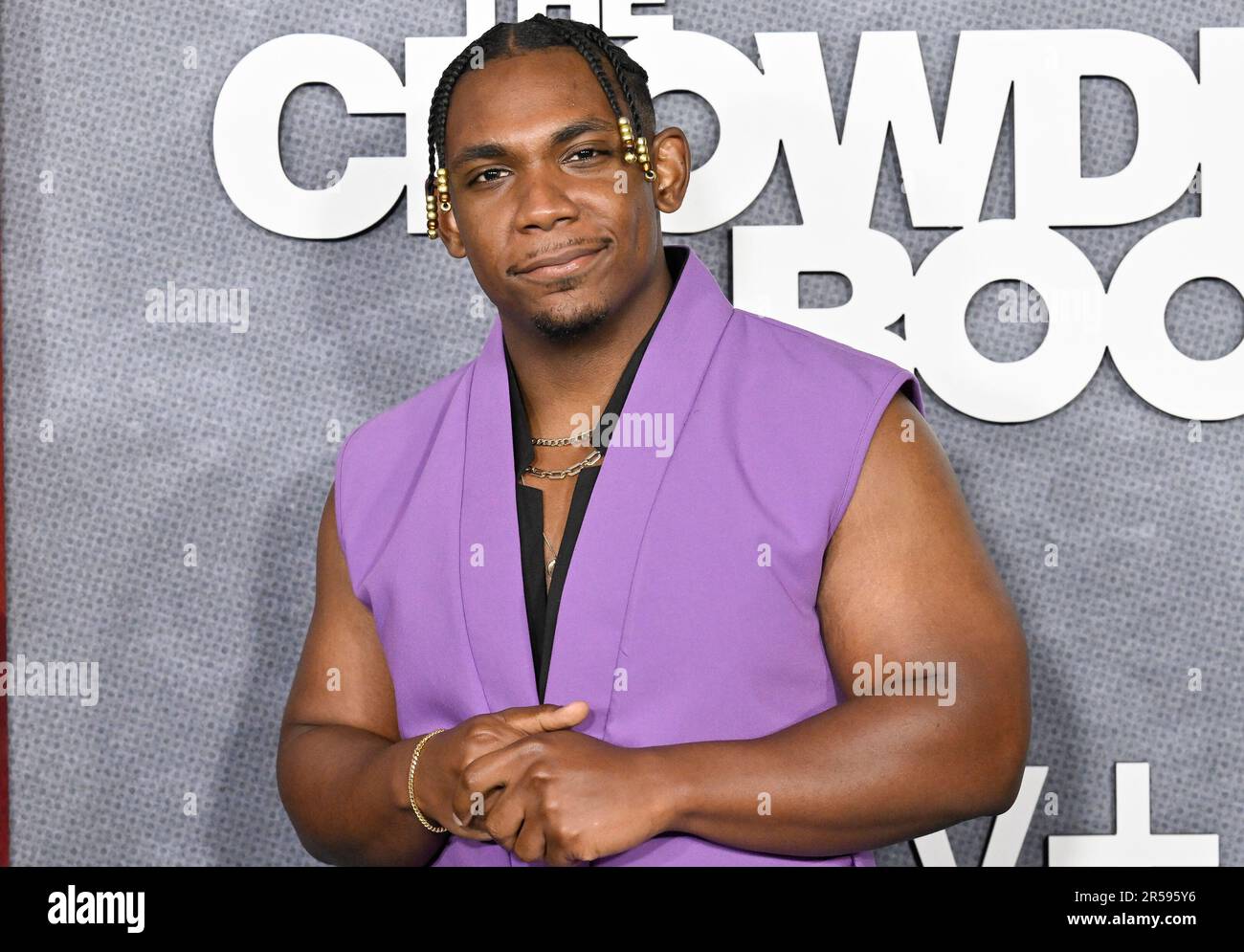 Elijah Jones attends the Apple TV+ limited series premiere of "The ...